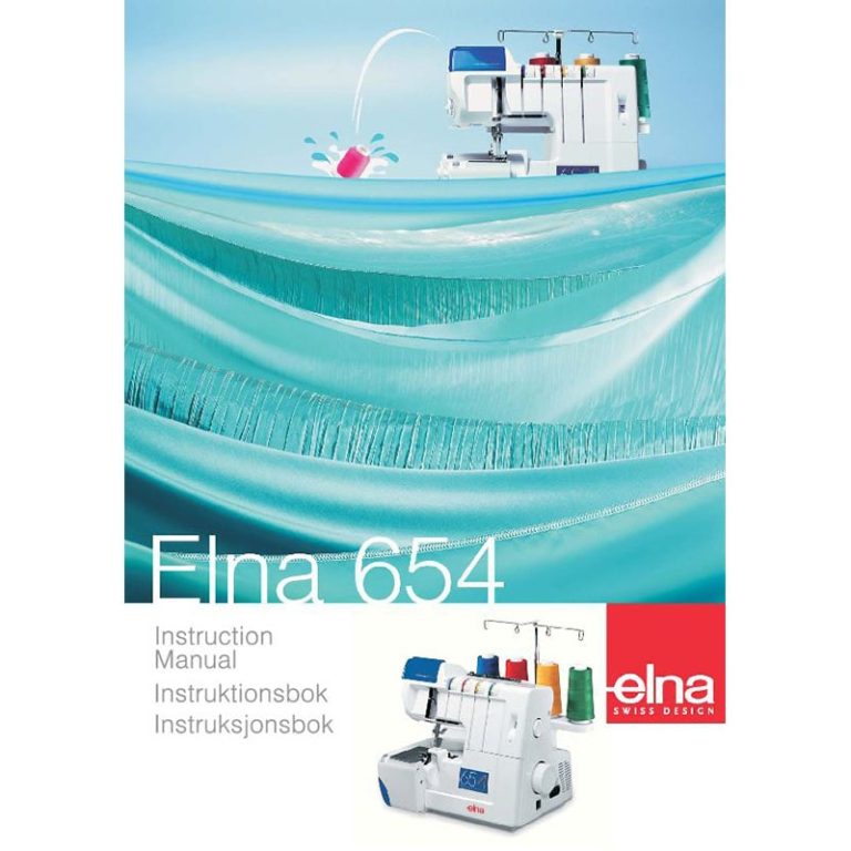 Elna 654 Overlocker Instruction Manual PDF Download – Elna Direct