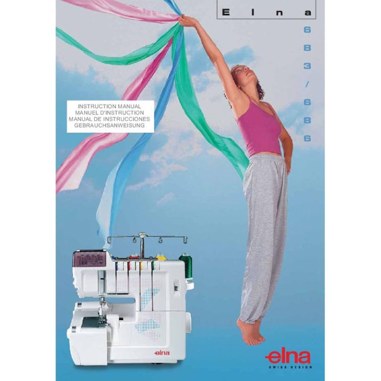 Elna 683 686 Overlocker Instruction Manual PDF Download – Elna Direct